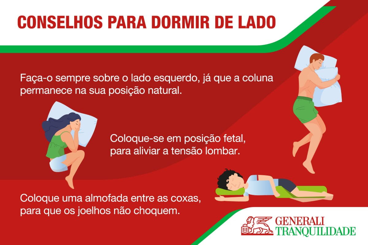 Qual é a melhor posição para dormir e descansar bem?